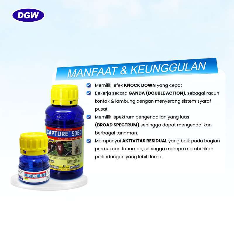 Promo DGW - Insektisida Capture 50 EC/100 mL Diskon 47% di Seller DGW ...