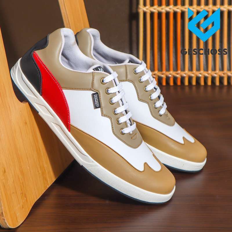 Promo Spv Geschoss Sepatu Sneakers Putih Pria Sepatu Sneakers Kasual ...