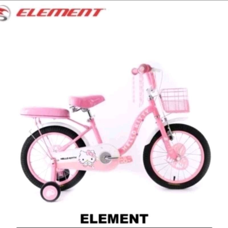 Jual Sepeda Anak Mini 16 inch Element Sanrio 1.0 Hello Kitty Keranjang ...