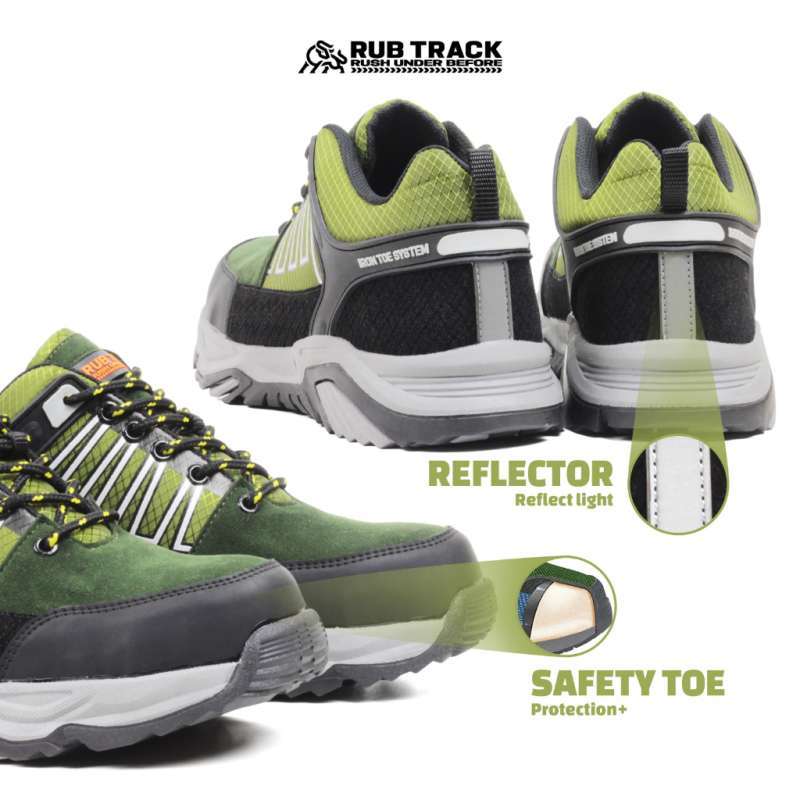 Promo Rub Track - Sepatu Sneakers Safety Pria Sport | Mounsey Army 39 ...