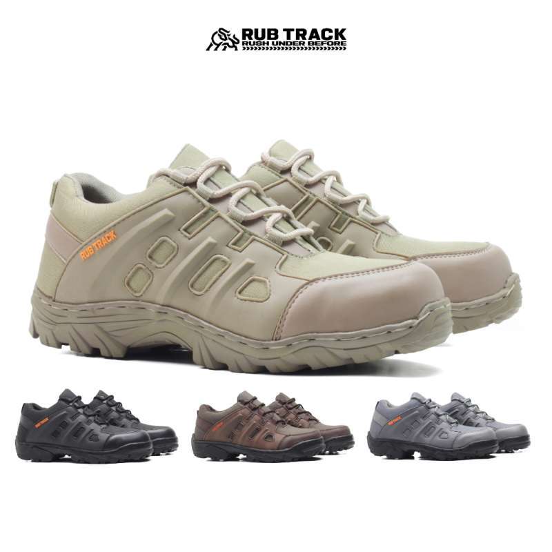Promo RUB TRACK - Sepatu Boots Safety Pria Swat Low Cream Gurun ...
