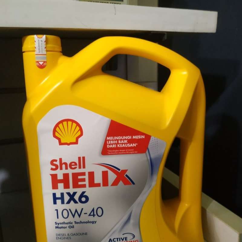 Promo OLI SHELL HELIX HX6 10W-40 Galon Diskon 27% di Seller DMC BINTARO ...