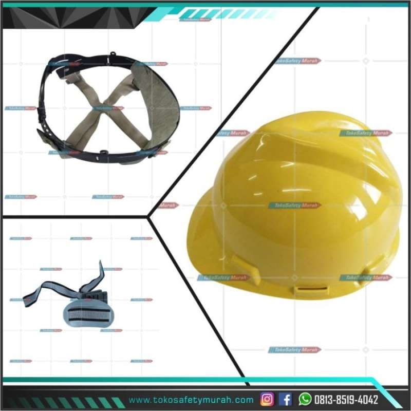 Promo Helm Proyek Murah A3 V Gard safety Helmet Inner Biasa Diskon 23% ...