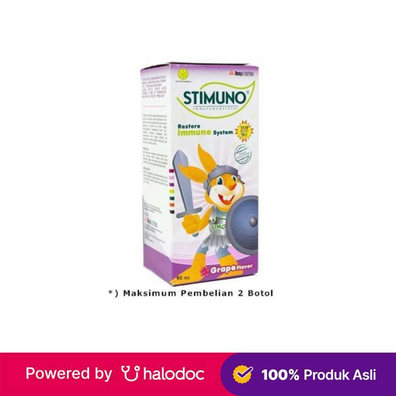 Jual Stimuno Sirup Rasa Anggur 60 Ml Di Seller Apotek Dua Putri ...