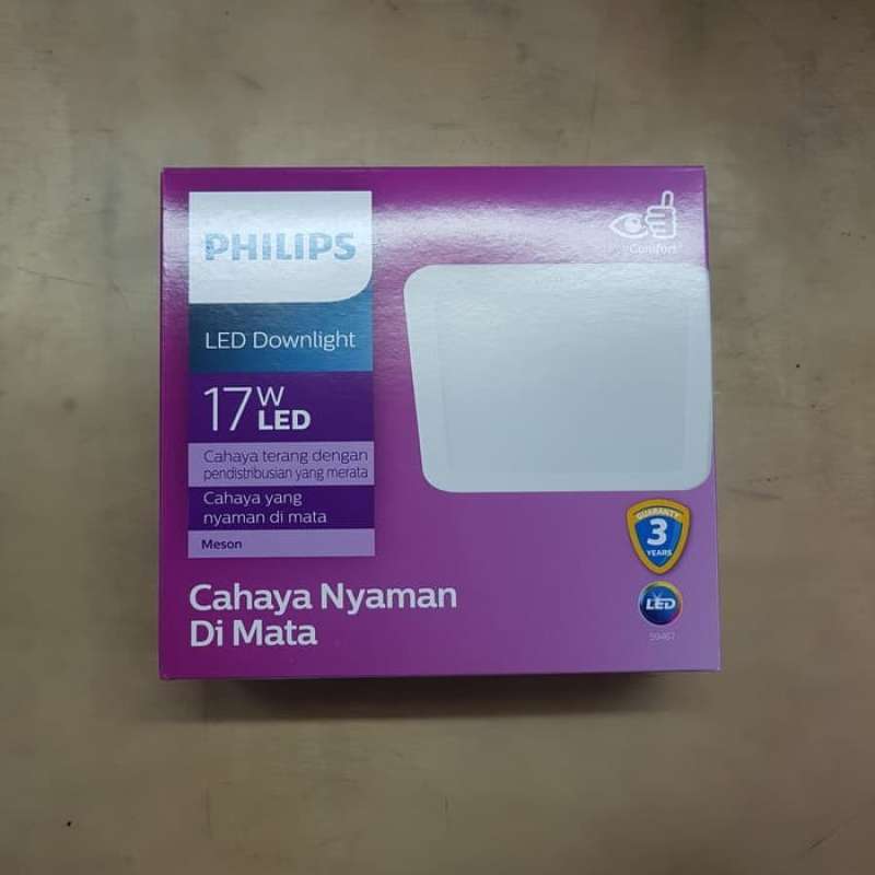 Promo Philips Downlight LED Kotak Inbow 17W / 17 Watt Meson 59467 ...