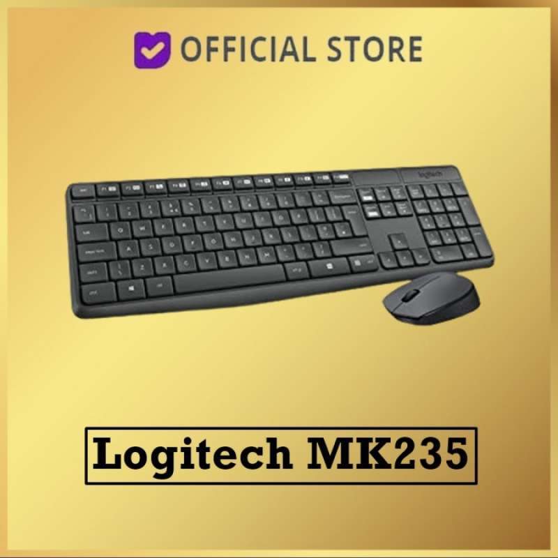 Promo Logitech Wireless Mouse Keyboard Mk235 / Combo / Mk 235 Diskon 33 ...