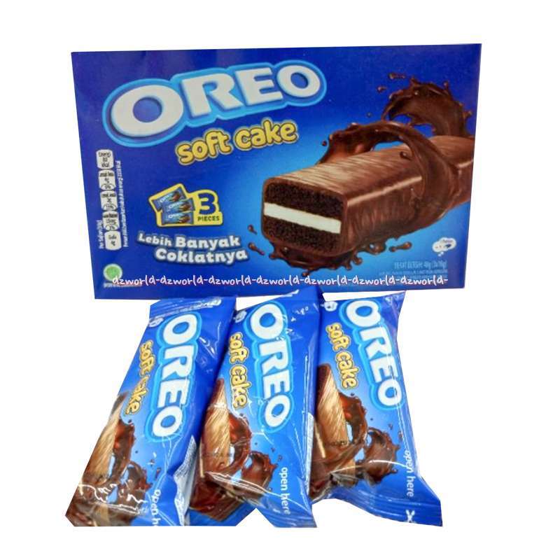 Jual Oreo Soft Cake Isi 3pcs Lebih Banyak Coklatnya Cake Kue Tart Oreo ...