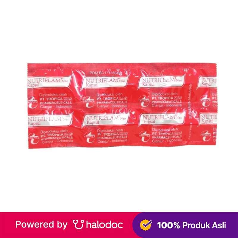 Jual Nutriflam Neo 6 Kapsul Di Seller Apotek Halomedika Tebet - Tebet ...