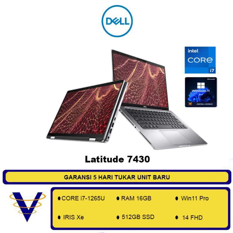 Jual Laptop Dell Latitude 2in1 7430 Core I7-1265u 16gb 512gb 14fhd W11pro Di Seller Vortexindo ...