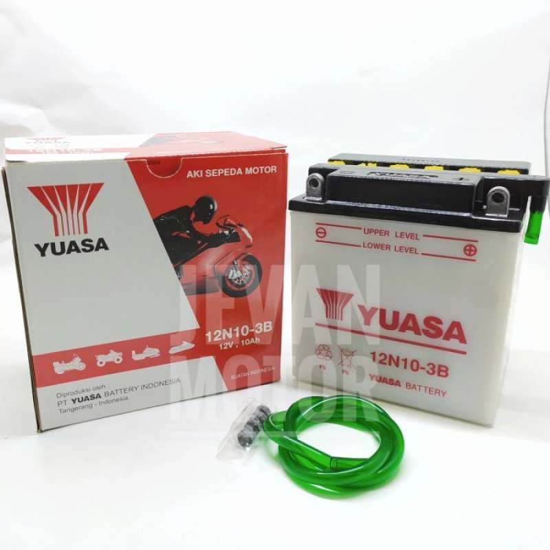 Jual Yuasa Battery 12N10-3B / Accu Yuasa 12N10-3B / Aki Basah di Seller Edumart Super ...