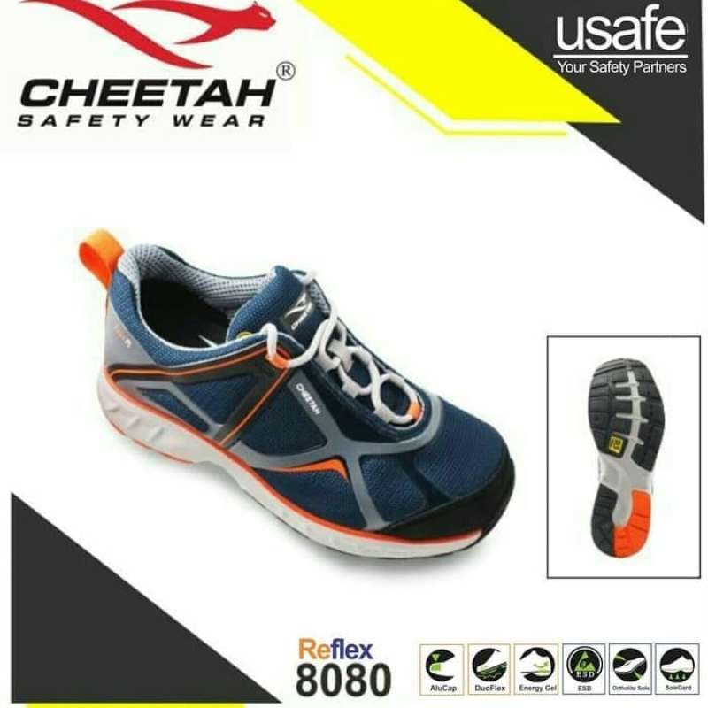 Promo Sepatu Safety Sport Cheetah Reflex 8080 Diskon 23% Di Seller Cv ...