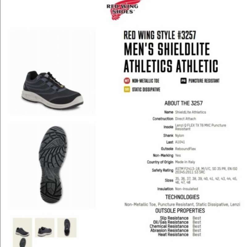 Promo REDWING 3257 SAFETY SHOES RED WING 3527 Diskon 23% di Seller CV ...