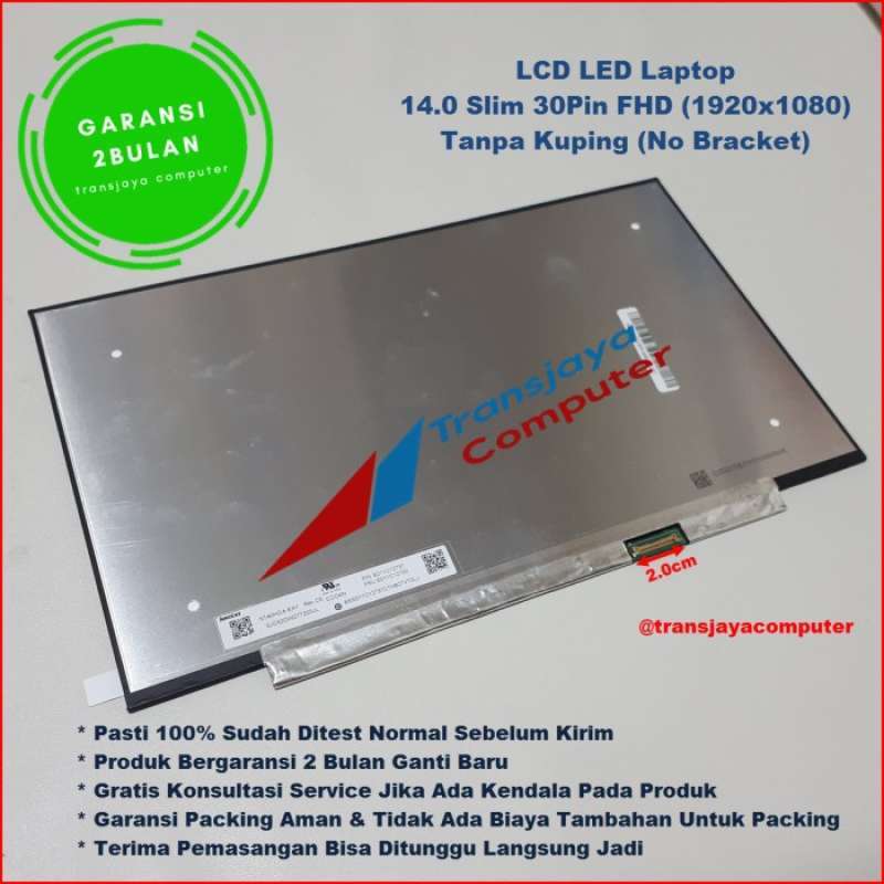 Promo Layar LED LCD Laptop Asus Vivobook Ultra 14 K413 K413E K413F K413FA Diskon 33% di Seller ...