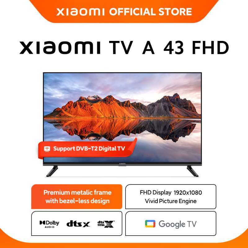 Promo Official Xiaomi Smart Tv A 43 Fhd | Resolusi Fhd Dolby Audio™ Dts ...