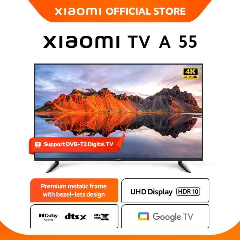 Promo Official Xiaomi Smart Tv A 55 Uhd | 4k Ultra Hd Dolby Audio™ Dts ...