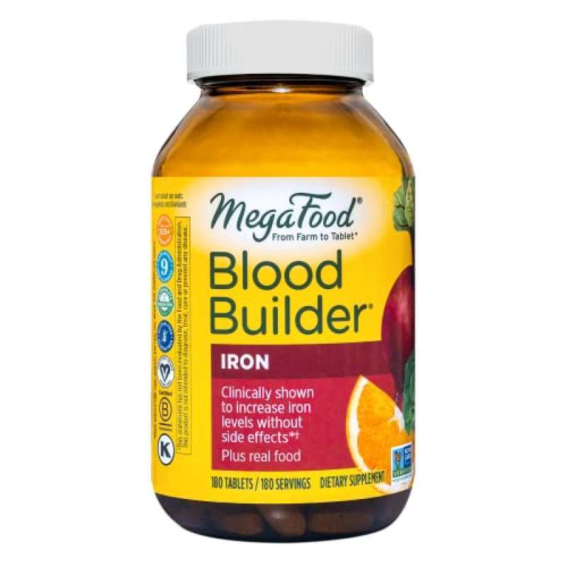 Promo MegaFood Blood Builder - Iron Supplement Shown to Increase Iron ...