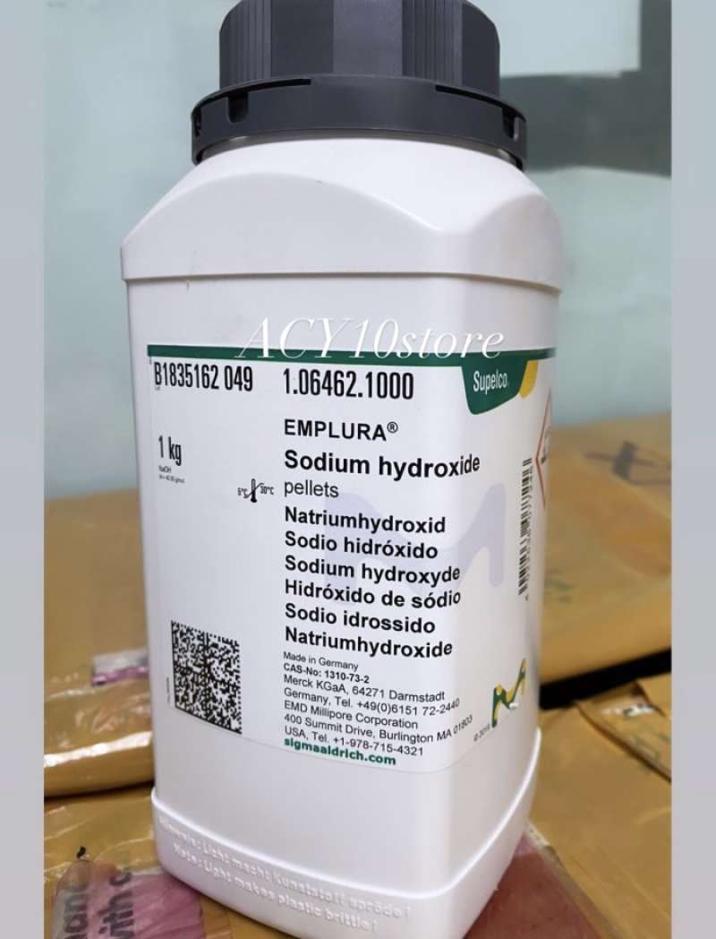 Promo Merck 1.06462.1000 Sodium Hydroxide Pellets 1kg Diskon 23% Di ...