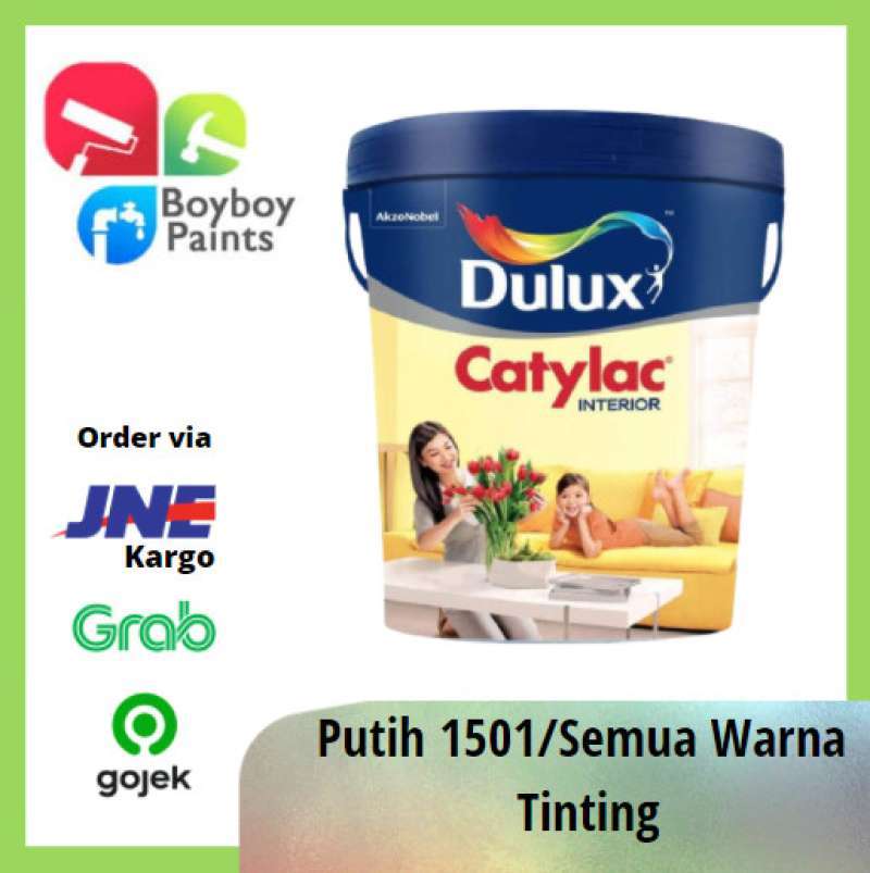 Promo Cat Tembok Interior Dulux Catylac Putih/semua Warna 25kg ...
