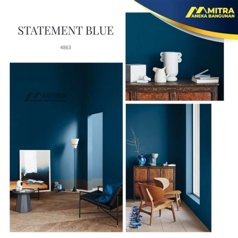 Promo Cat Tembok Jotun Interior Eksterior Warna Statement Blue 4863 ...