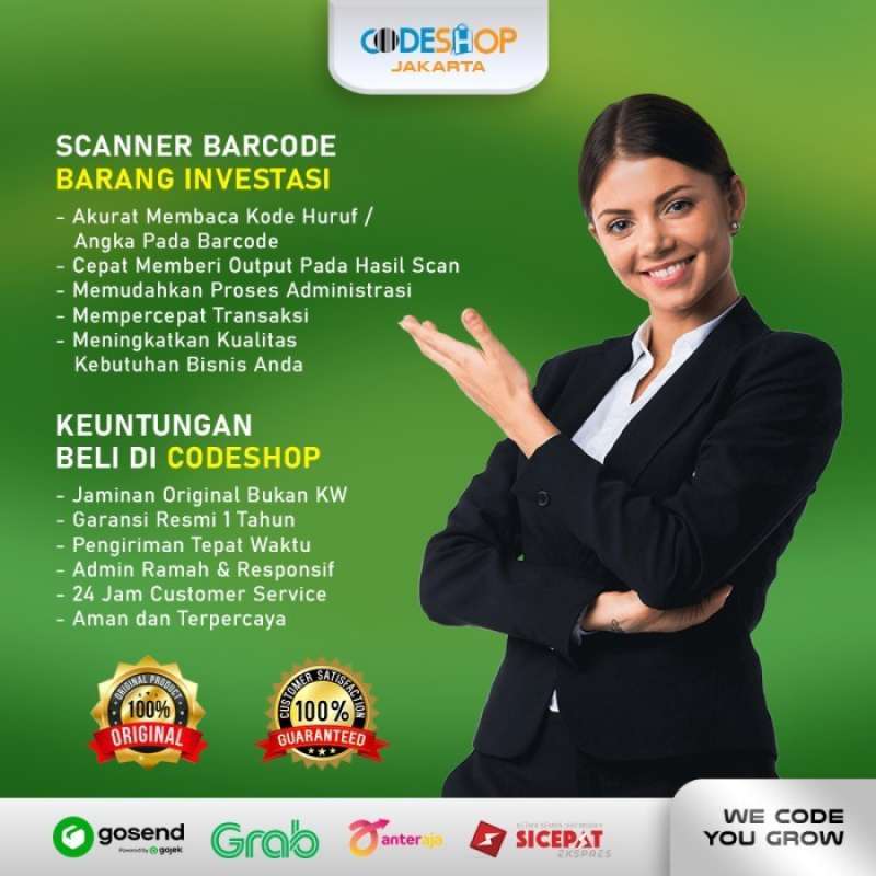 Jual Barcode Scanner Symbol Ds9208 - 2 Dimensi ( Qr Code E-faktur Pdf ...