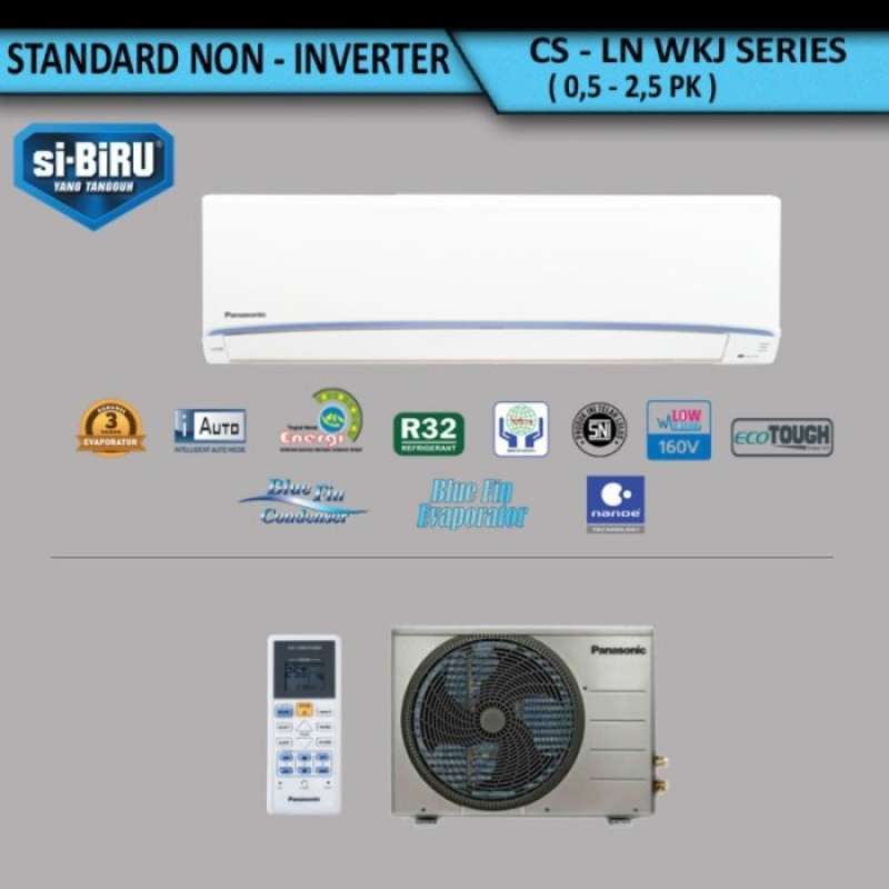 Promo AC Panasonic 1 PK Sibiru si Biru CS/CU LN9WKJ R32 Diskon 33% di ...