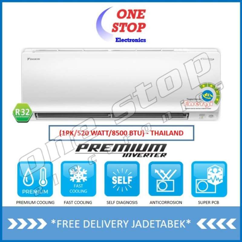 Promo DAIKIN FTKM25SVM4 AC Premium Inverter 1PK Thailand STKM25SV ...