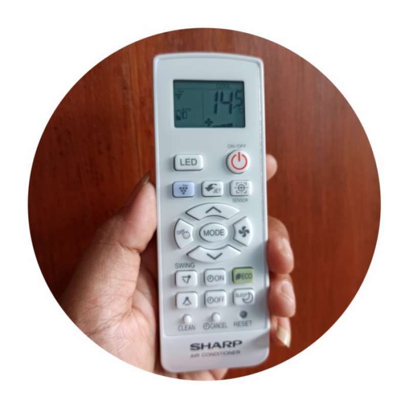 Promo remote ac sharp plasmacluster J-TECH Inverter original CRMC ...