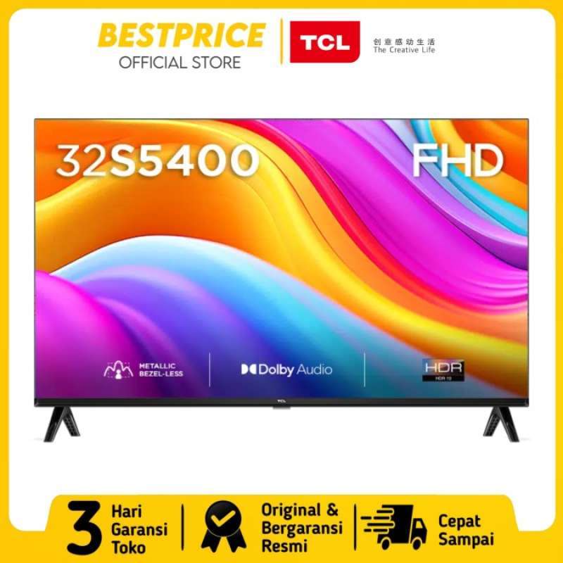 Promo LED TV TCL 32S5400 GOOGLE TV 32 INCH 32 SMART TV 32 INCH DOLBY ...