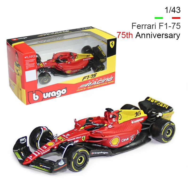 Jual Bburago F1 2022 Scuderia Ferrari Monza GP Special Edition F1-75 ...
