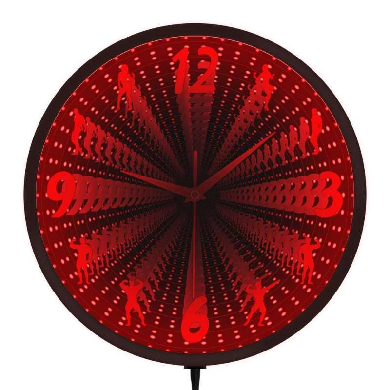 Promo Bodybuilding Interstellar Infinity Mirror Led Light Clock Fitness ...