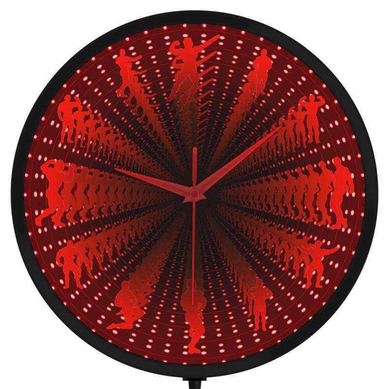 Promo Bodybuilding Interstellar Infinity Mirror Led Light Clock Fitness ...