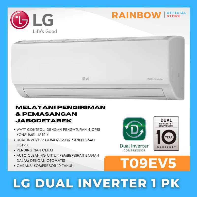 Jual Ac Lg Dual Inverter 1 Pk - T09ev5 Di Seller Rainbow Store Indonesia - Sukamulya-3, Kab ...