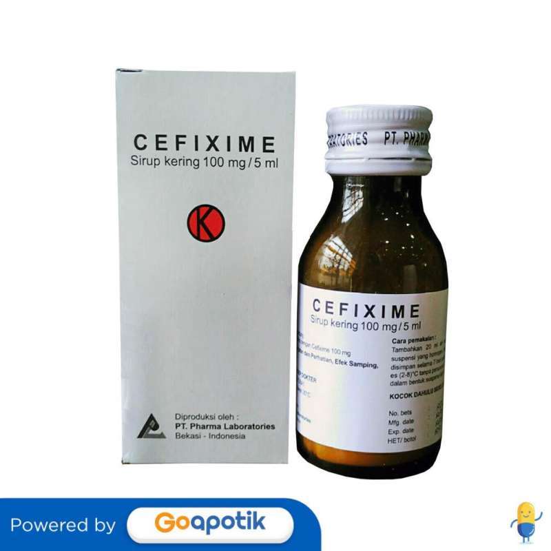 Jual Cefixime Pharma 100 Mg/5 Ml Dry Syrup 30 Ml Di Seller Apotek Sari Suci - Harapan Mulya ...