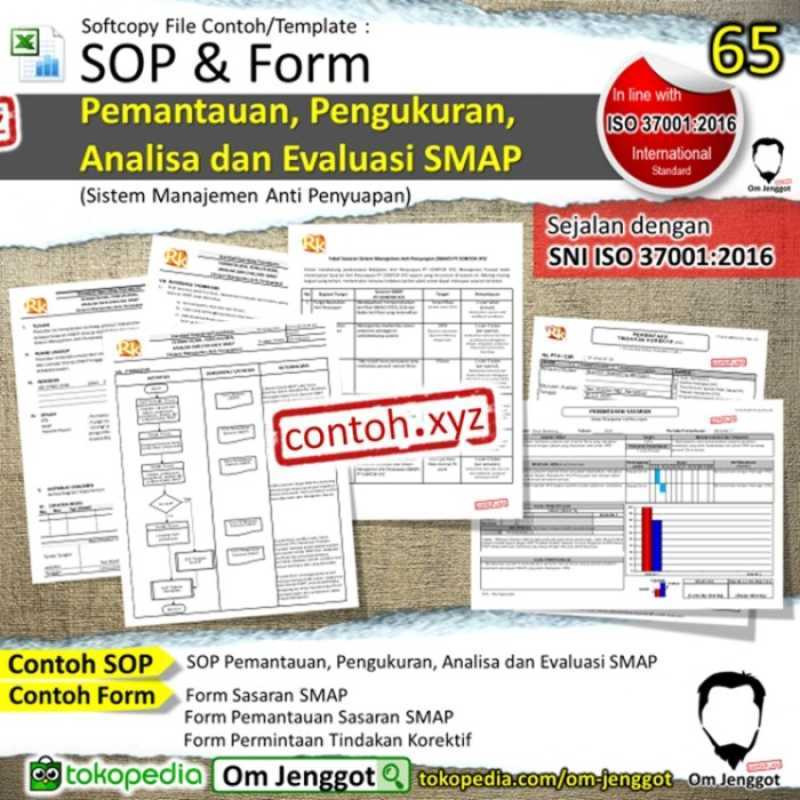 Promo Sop Pemantauan, Pengukuran, Analisa & Evaluasi Smap, Iso 37001: ...
