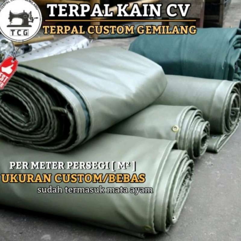 Promo Terpal Kain Cv/tentara Ukuran 3x4 .hitam Dan Hijau Army Diskon 23 ...