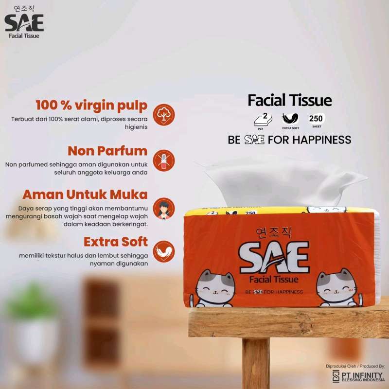 Jual Facial Tissue 6pcs Tisu Wajah Merk Sae Di Seller Nonaa Store ...