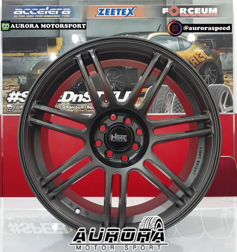 Promo Velg Mobil Avanza Ring 17 Lebar 7,5 Tipe Boon Hsr Warna Gun Metal ...