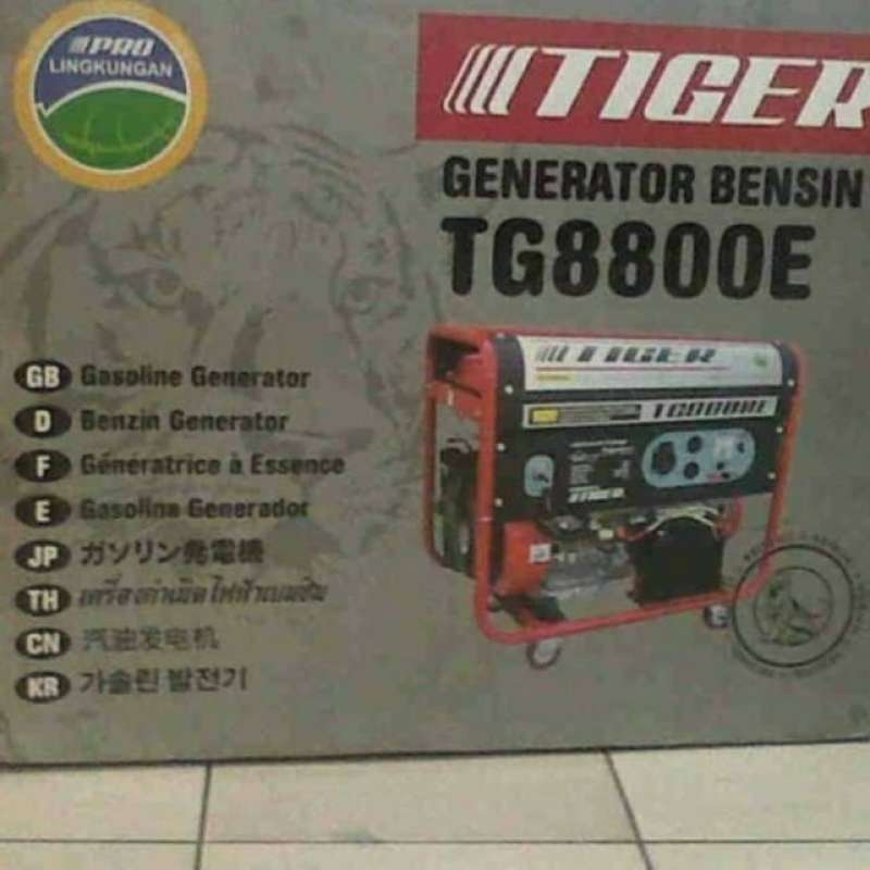 Promo Genset Tiger 5000 Watt Tg8800 E Tg 8800 Generator Listrik Tembaga ...