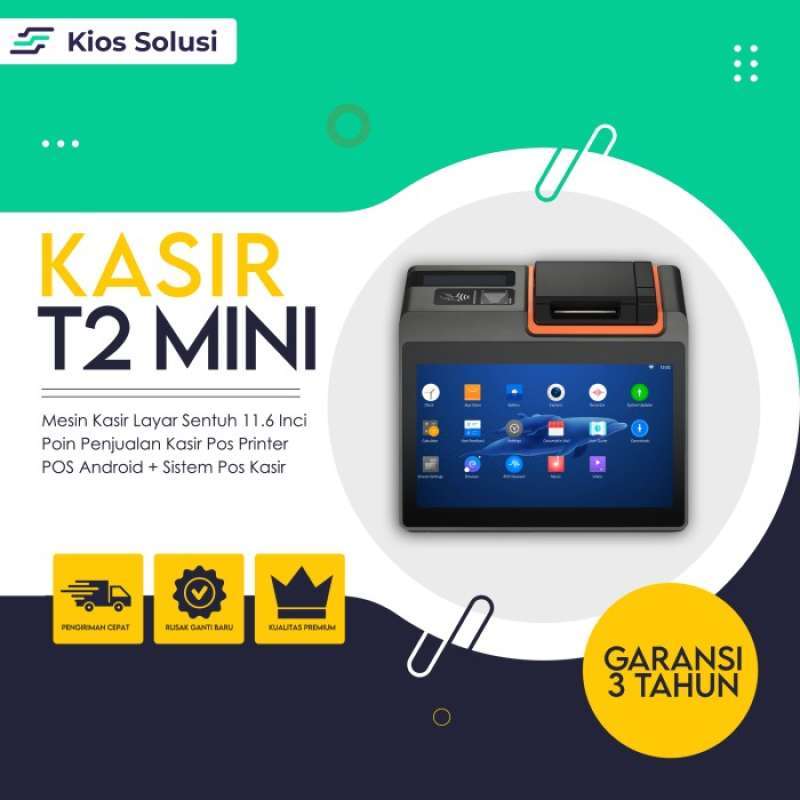 Promo Mesin Kasir T2 Mini | Mesin Kasir Android Diskon 23% di Seller PT ...