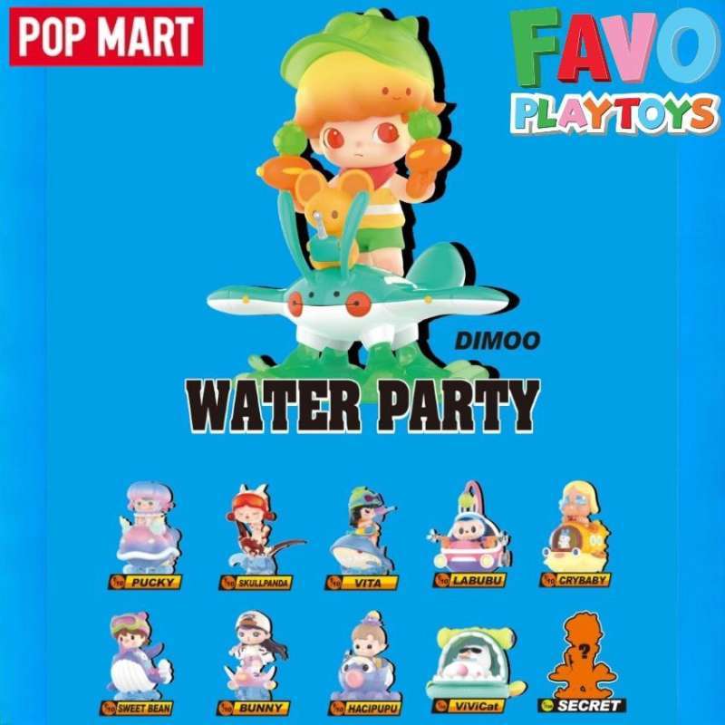 Promo POP MART x POPCAR Water Party Series Blind Box Figure Diskon 3% ...