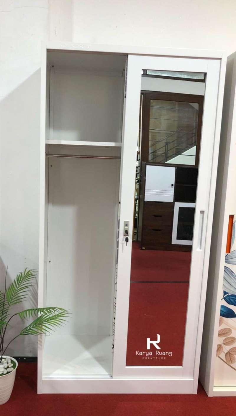 Jual Lemari Pakaian 2 Pintu Plat Besi Importa Imp Iw-s02 Fm Plus ...