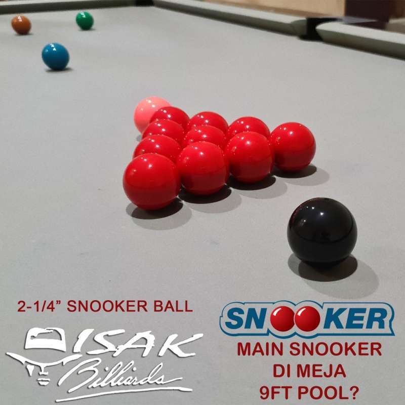 Promo Snooker Ball 2.1/4 For Pool Table | Bola Snoker Billiard Ukuran ...