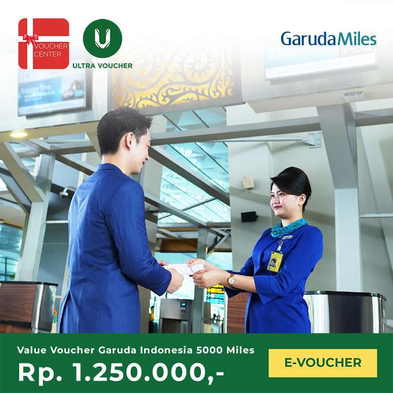 Promo Voucher Digital Biller Garuda Indonesia 5000 Miles - Voucher ...