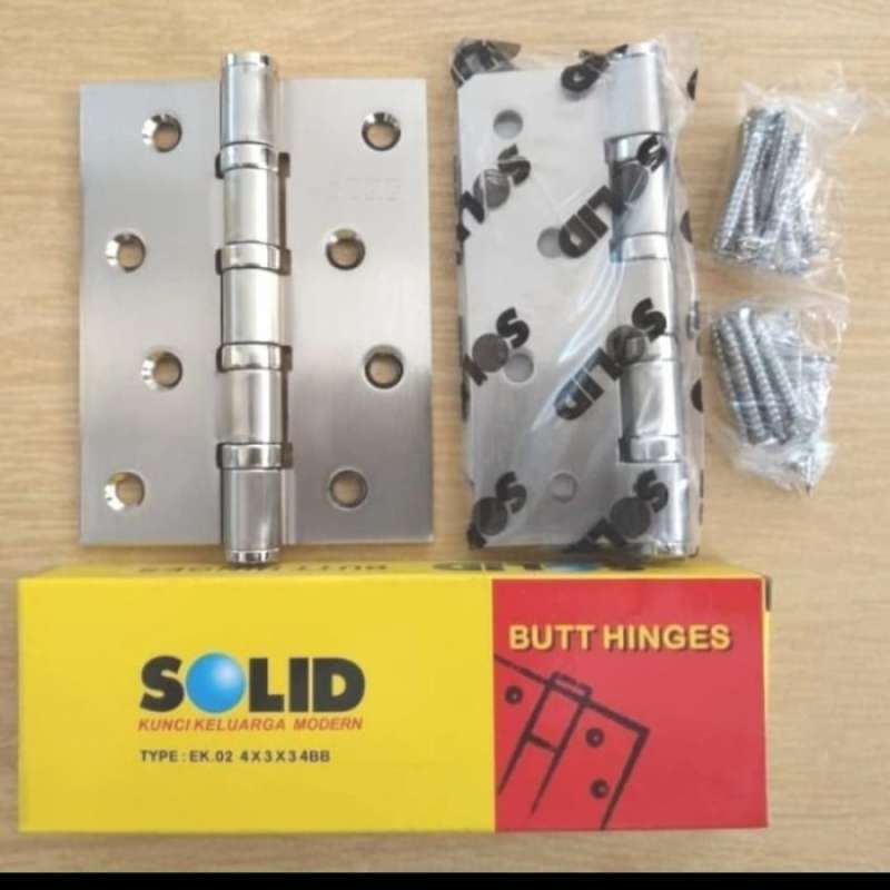 Promo Engsel Solid EK 02 ball Bearing 4x3x3(4BB) Engsel pintu 4 Diskon ...