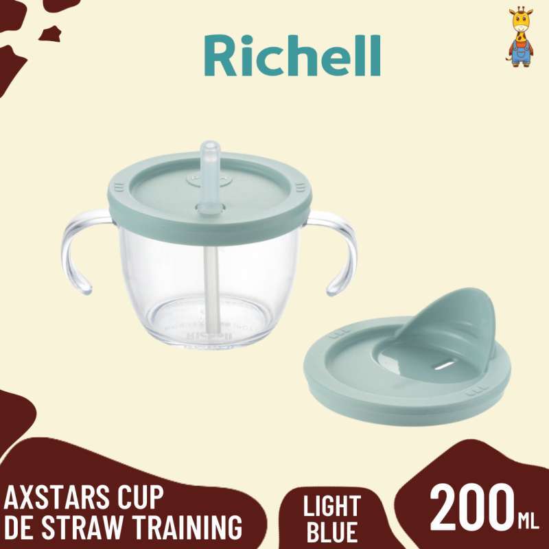 Jual Richell Axstars Cup de Straw Training di Seller Junior Baby Shop Perintis Official Store ...