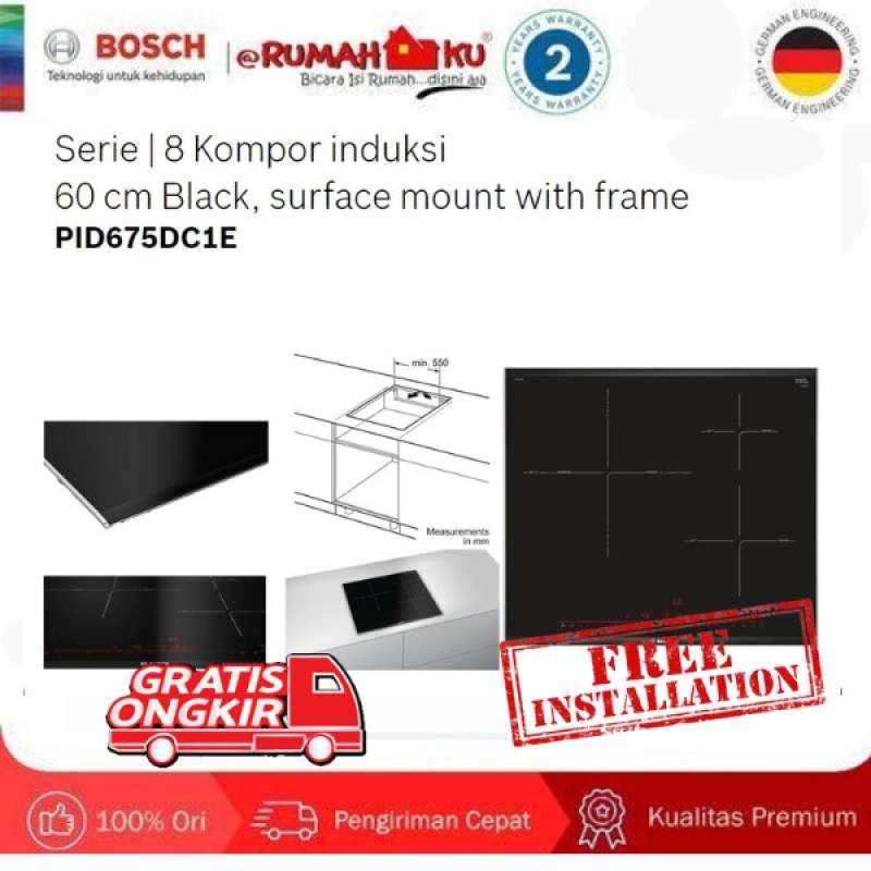 Jual New Kompor Bosch Pid675dc1e Induction Hob 60cm Black Di Seller ...