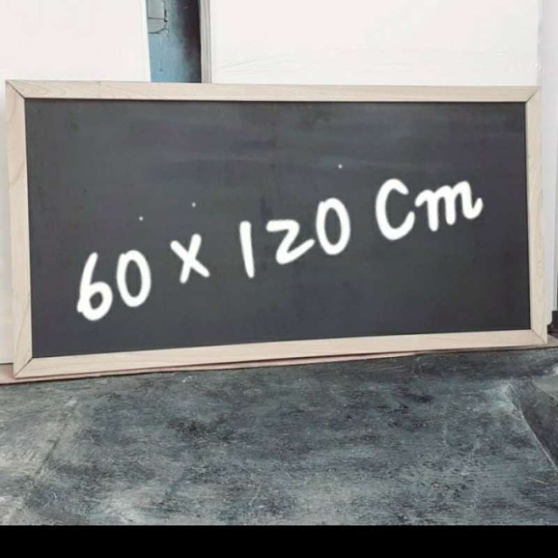 Jual Papan Tulis Menu Restoran Black Board Gantung 60x120 Cm Di Seller ...