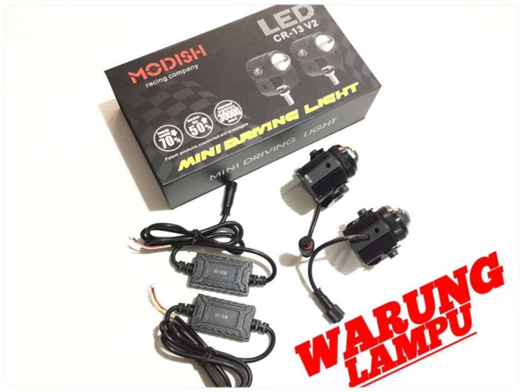 Promo Mini Driving LED Modish D2 Kuning Putih Waterprof Diskon 23% di ...