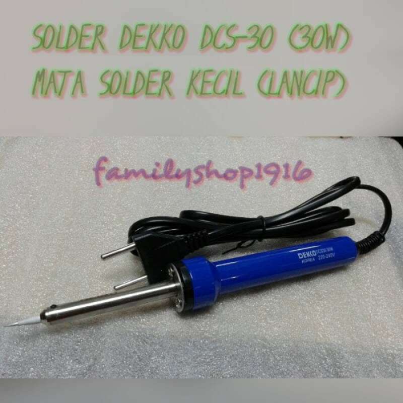 Promo Solder Dekko Dcs 30 (30w)/solder Dekko Mata Kecil Diskon 23% Di Seller Berkah Mulia Store ...