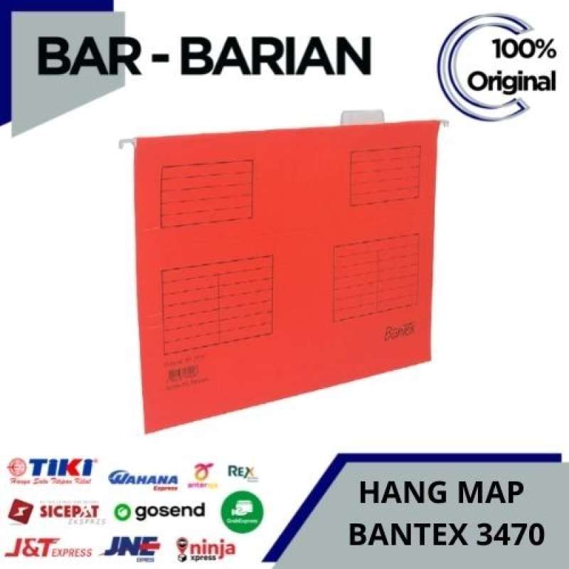 Promo SUSPENSION FILE BANTEX 3470 / MAP GANTUNG BANTEX / HANGING MAP ...